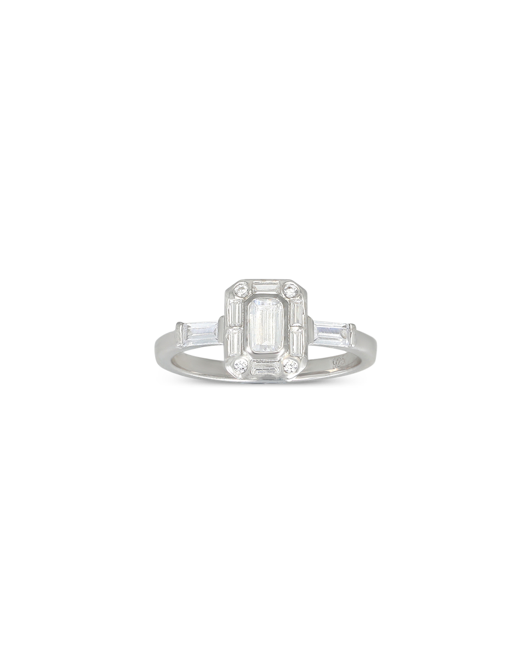 Eve Silver Ring | Art Deco Jewellery | V by Laura Vann