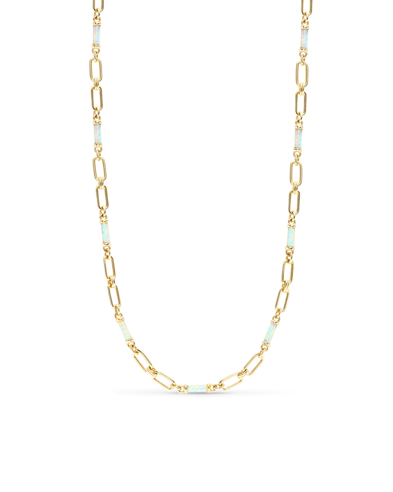Liberty Exclusive Synthetic Opal Chain Necklace | Liberty Exclusive ...