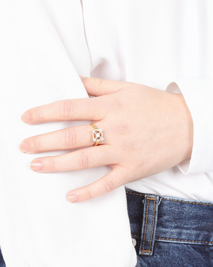 Eleanor Gold Ring | Art Deco Jewellery | V by Laura Vann